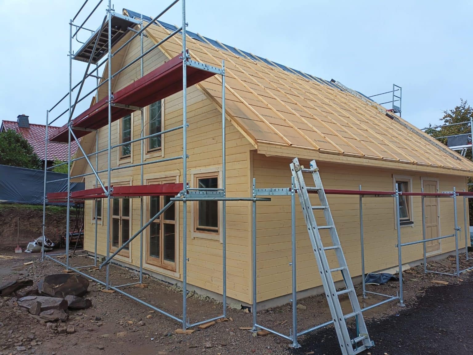 Das charmante Blockhaus Usedom: Wohnen auf 150 m² - Blockbohlenhaus von ...